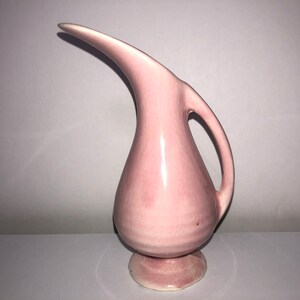 Vintage Red Wing USA Pitcher, Red Wing Pink Modern Pitcher, Antique ...