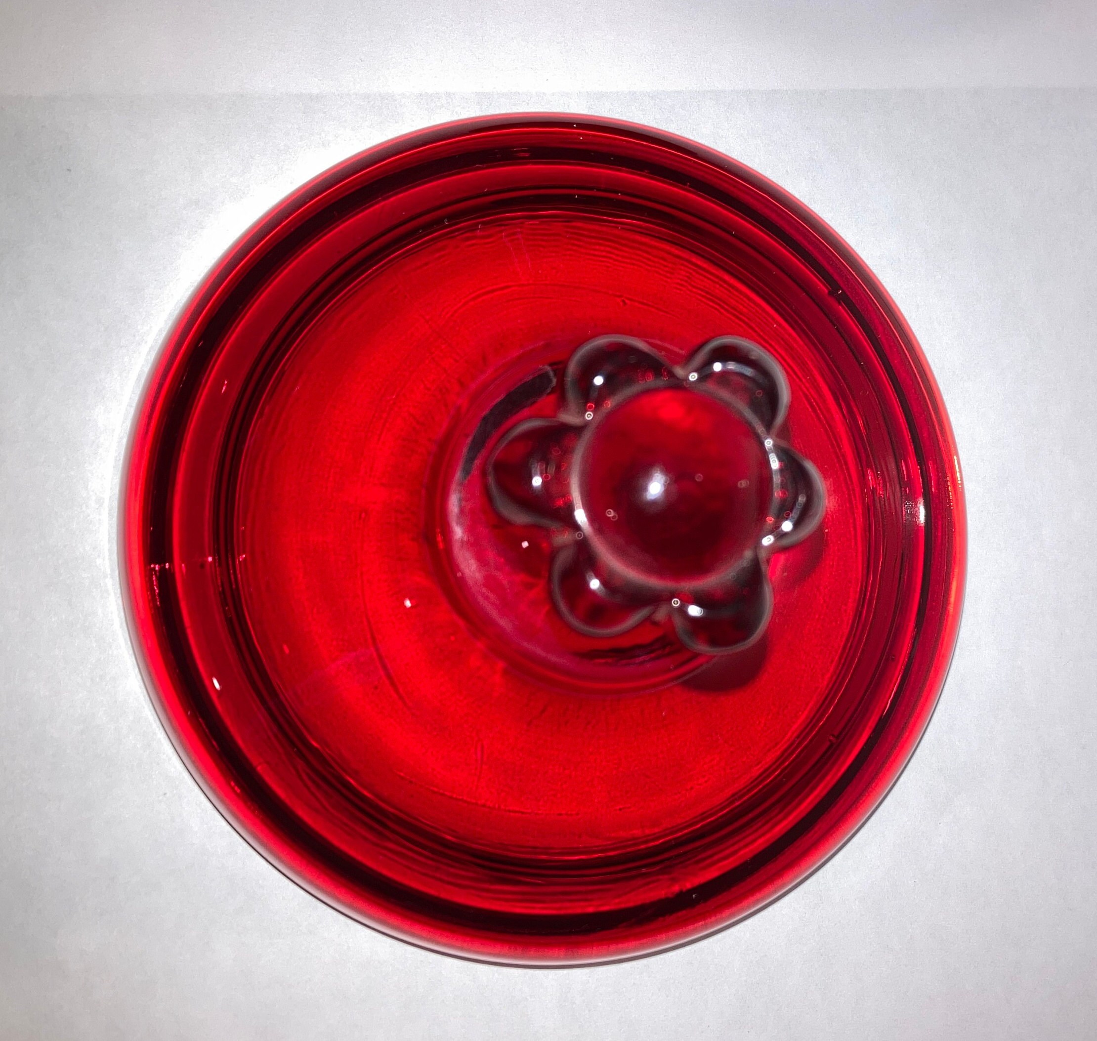 Vintage Viking Ruby Red Lidded Candy Viking Modern Lidded - Etsy