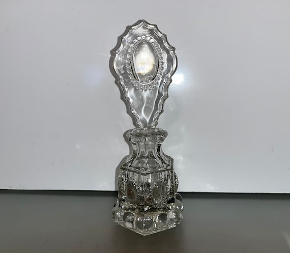 Vintage LE Smith Perfume Bottle, LE Smith Cameo Perfu… - Gem
