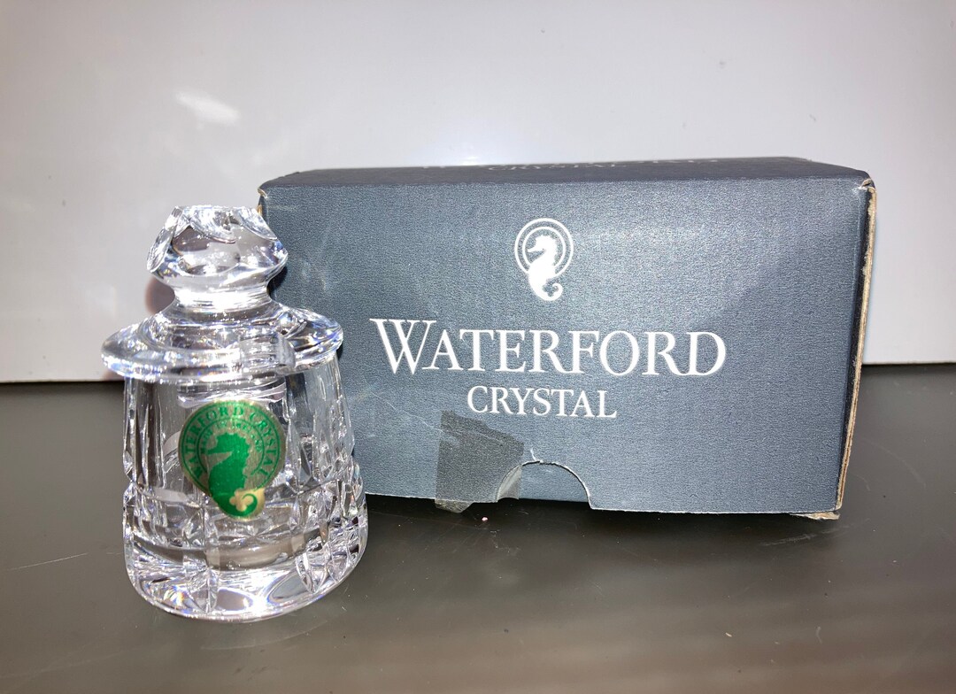 Waterford Mustard Pot With Lid, Waterford Small Condiment Jar With Lid ...