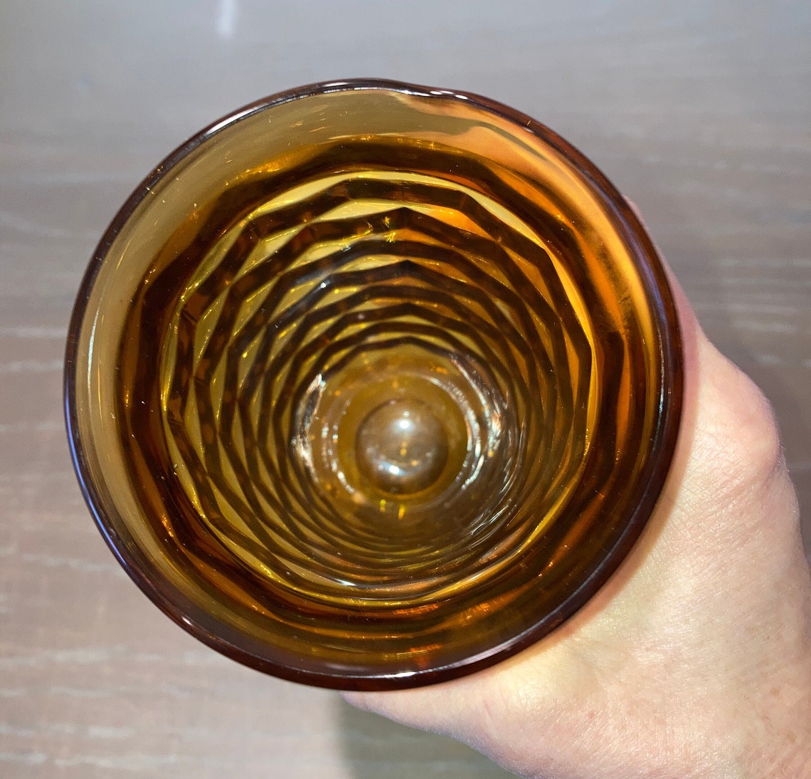 Vintage Indiana Whitehall Glass Whitehall Colony Gold Cubist | Etsy