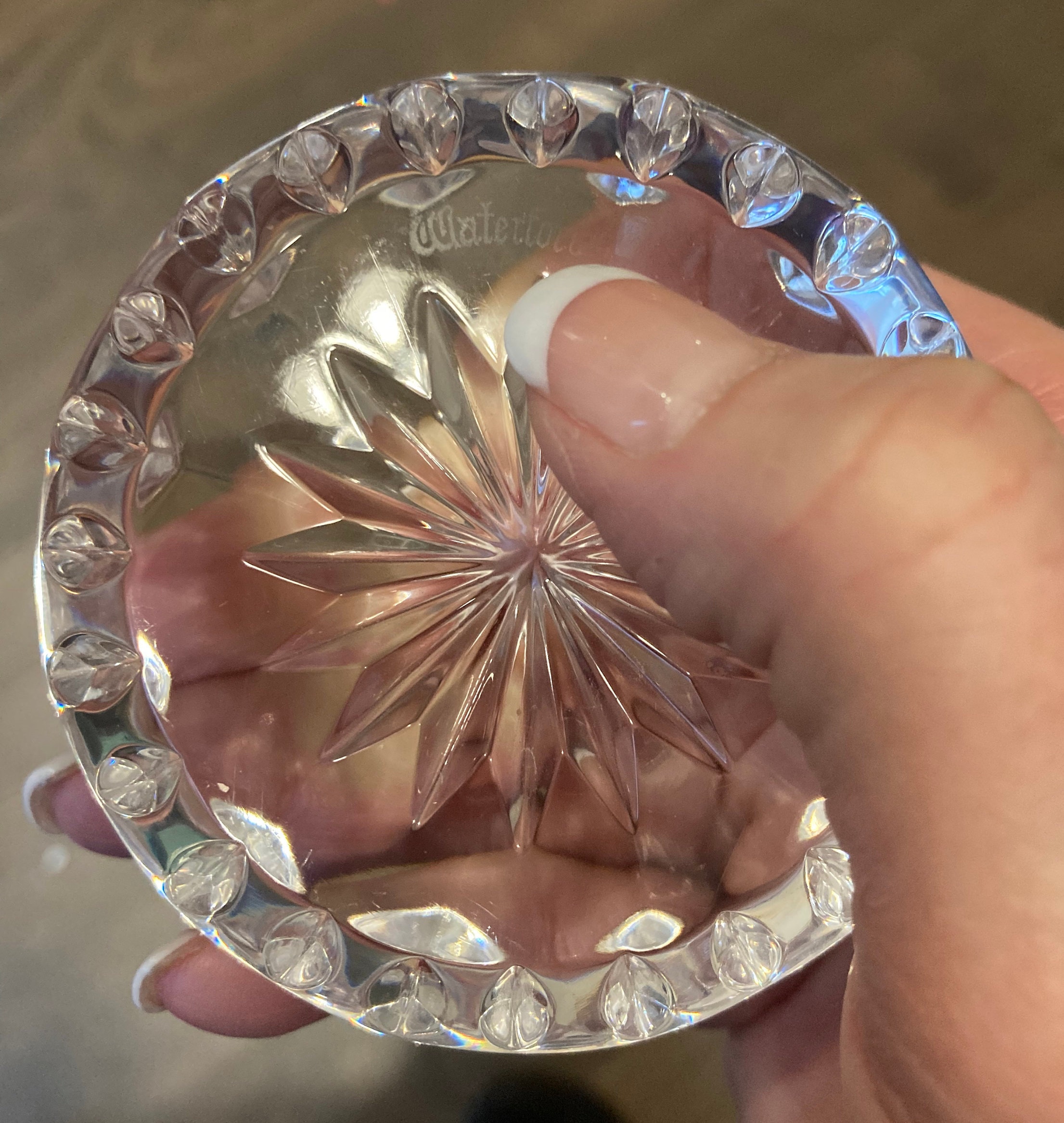 Waterford Cut Crystal Paperweight, Waterford Crystal Paper Weight ...