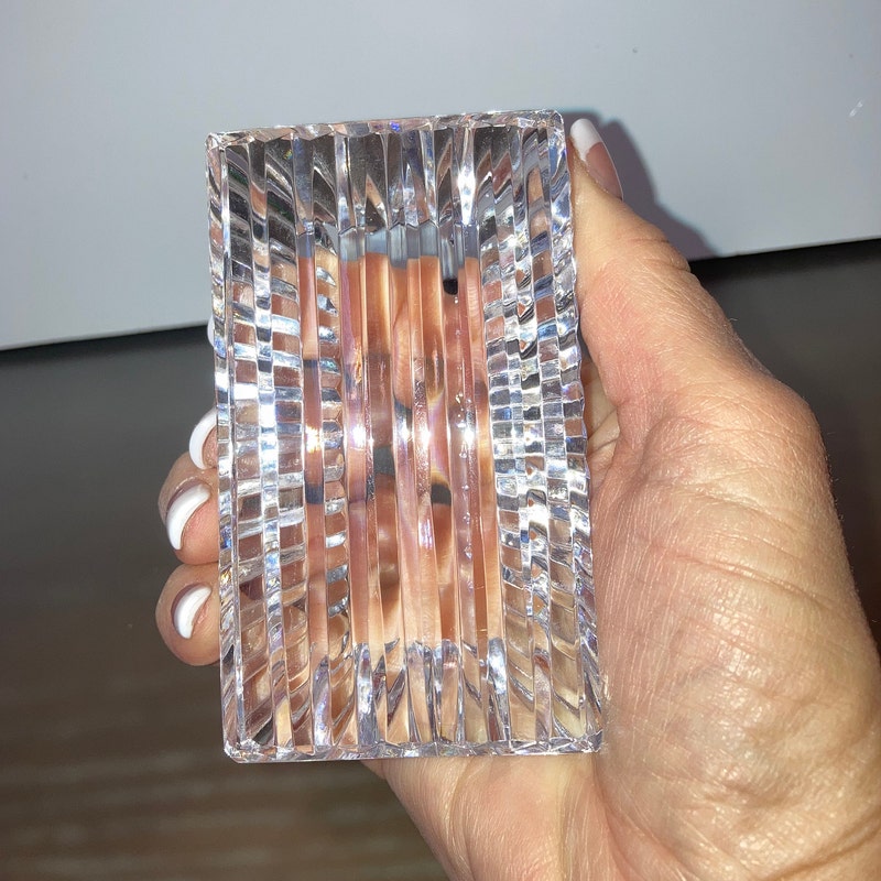 Crystal Paperweight - Etsy