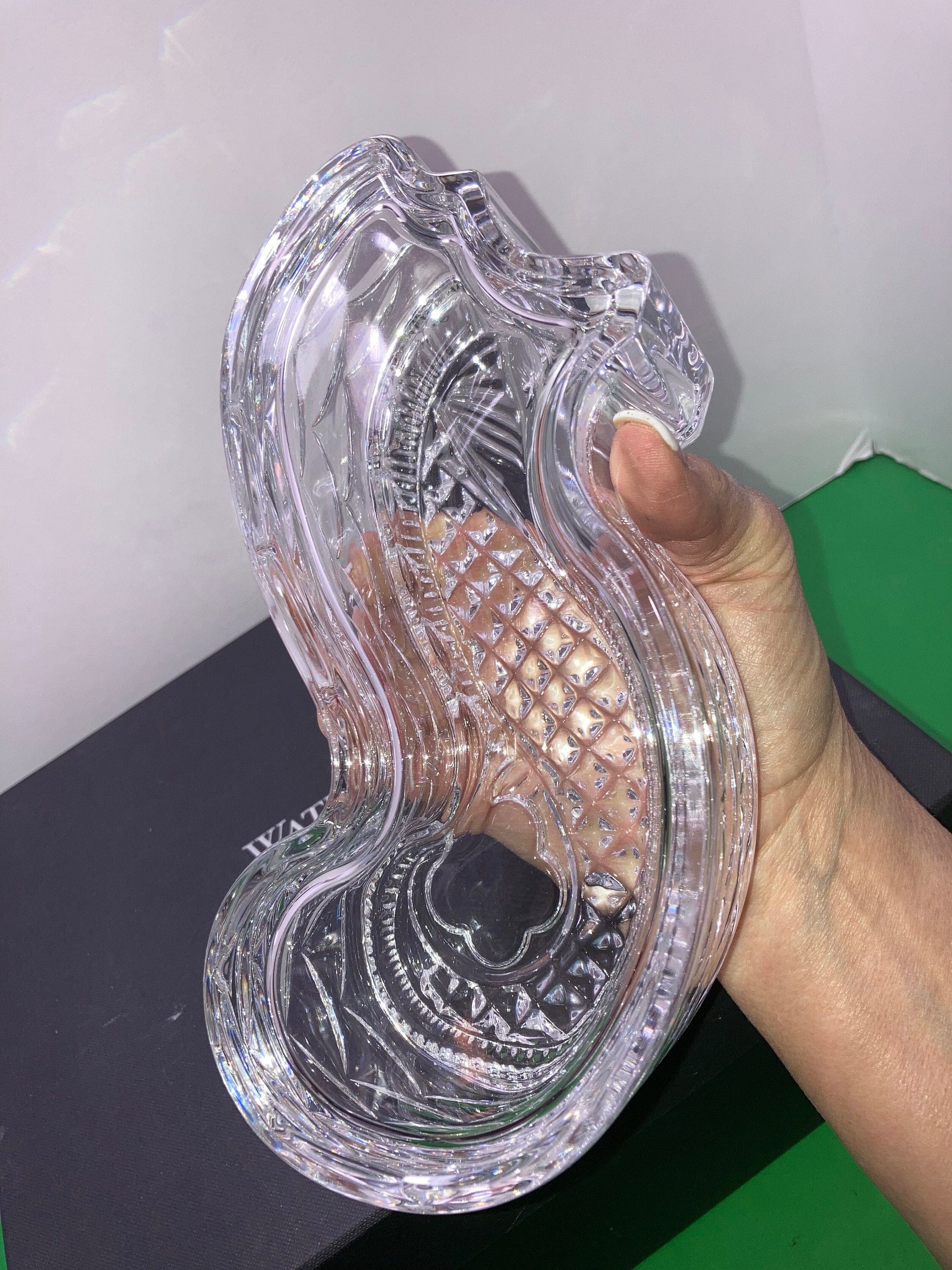 Vintage Waterford Crystal Seahorse Box Waterford Seahorse - Etsy
