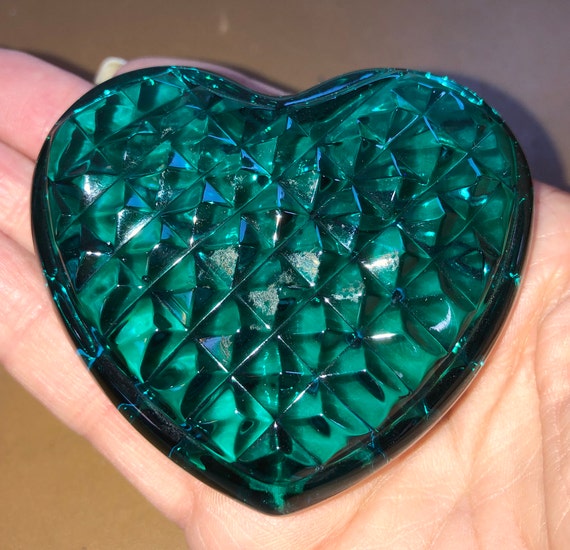 Green Crystal Heart
