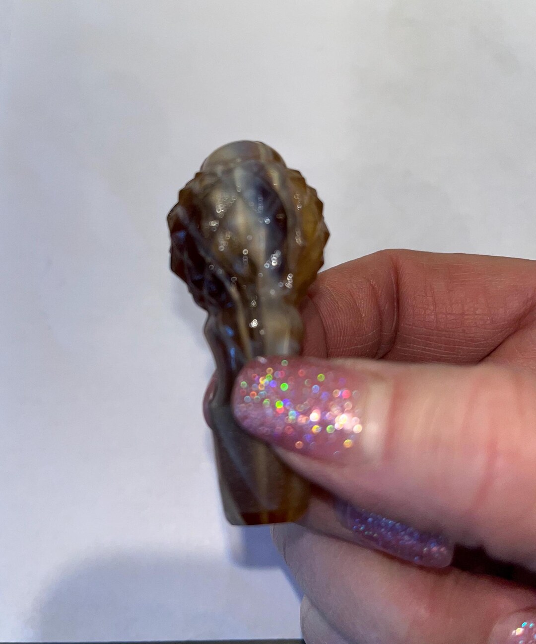 Fenton Slag Glass Cruet Stopper, Fenton Glass Hobnail Bottle Stopper ...