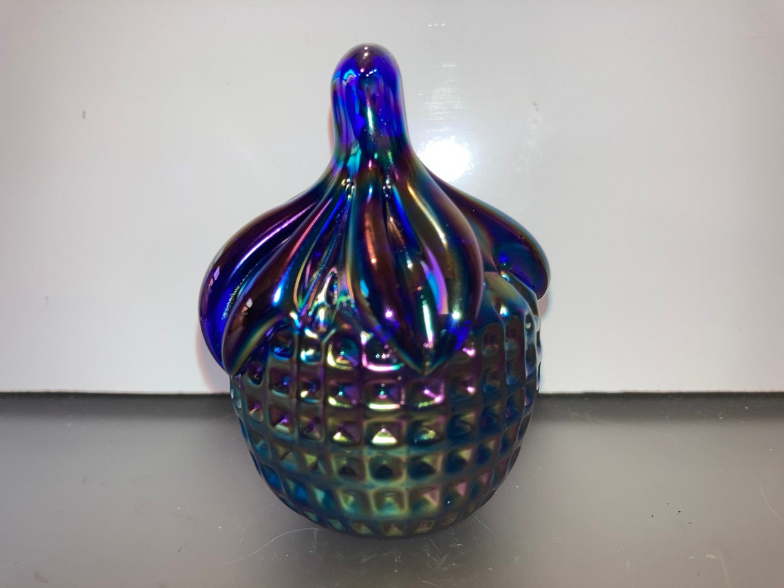 Gibson Art Glass Paper Weight, Signed Gibson Strawberry, Gibson Art ...