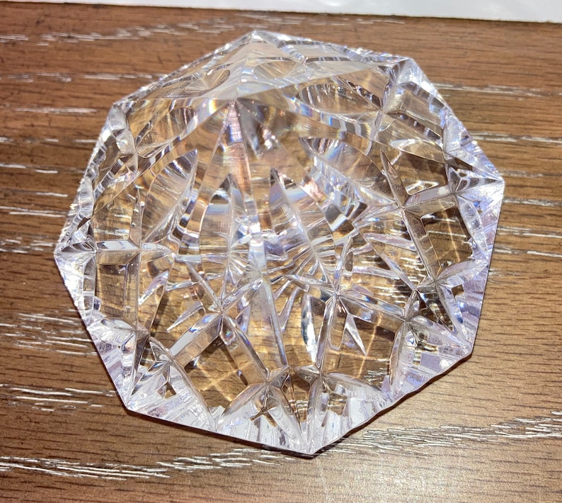 Waterford Crystal Pyramid Paperweight Waterford Lismore | Etsy