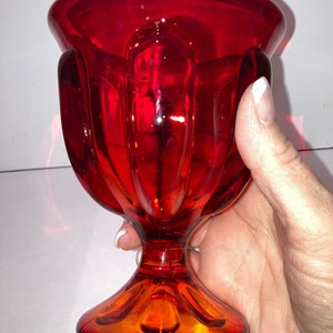 Vintage Viking Ruby Red Lidded Candy, Viking Modern Lidded Candy ...