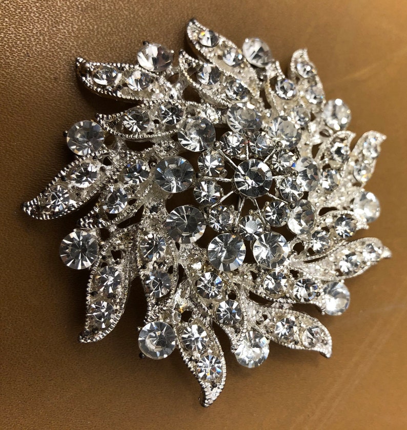 Rhinestone Pin Brooch Pinwheel Star Rhinestone Pin Brooch | Etsy