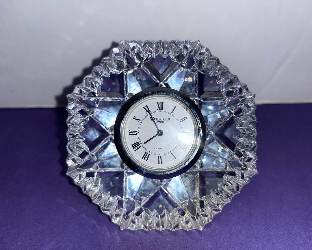 Waterford Crystal Lismore Clock, Waterford Lismore Diamond Clock ...