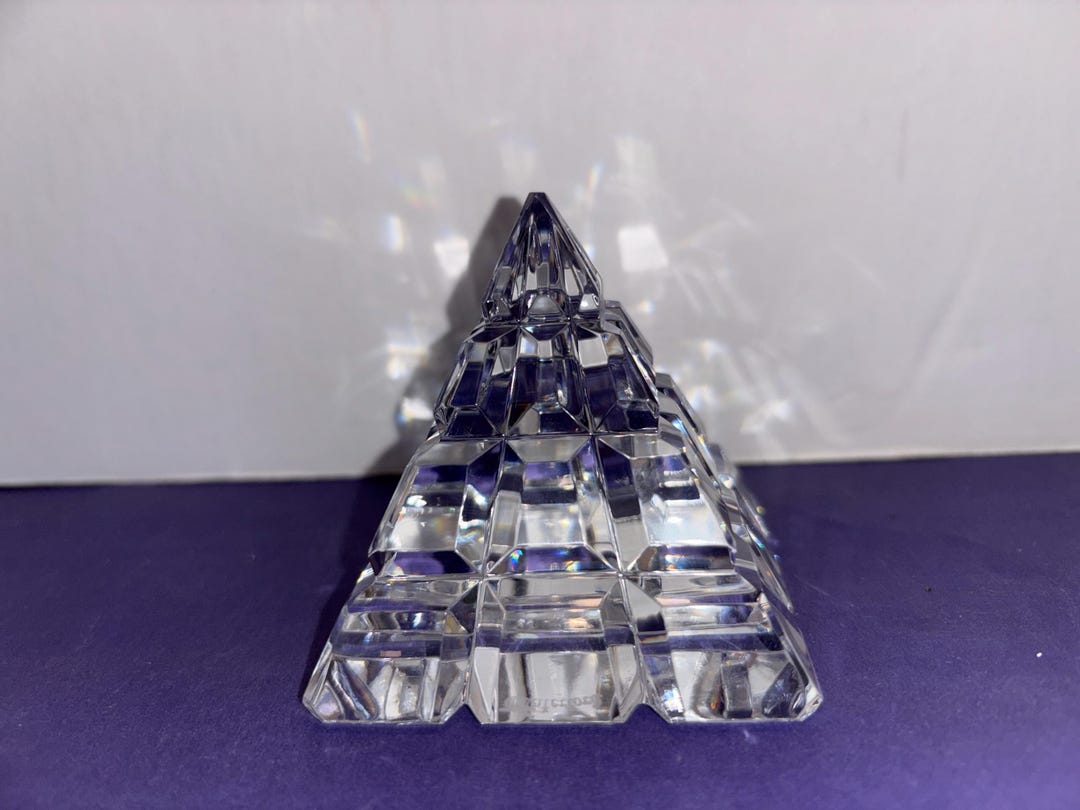 Waterford Crystal Pyramid Paperweight, Waterford Pyramid Paperweight ...