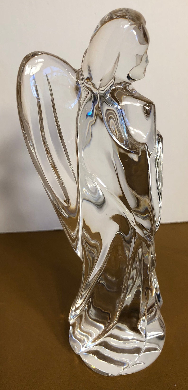Vintage Waterford Crystal Praying Angel, Waterford Angel Figure, Signed ...