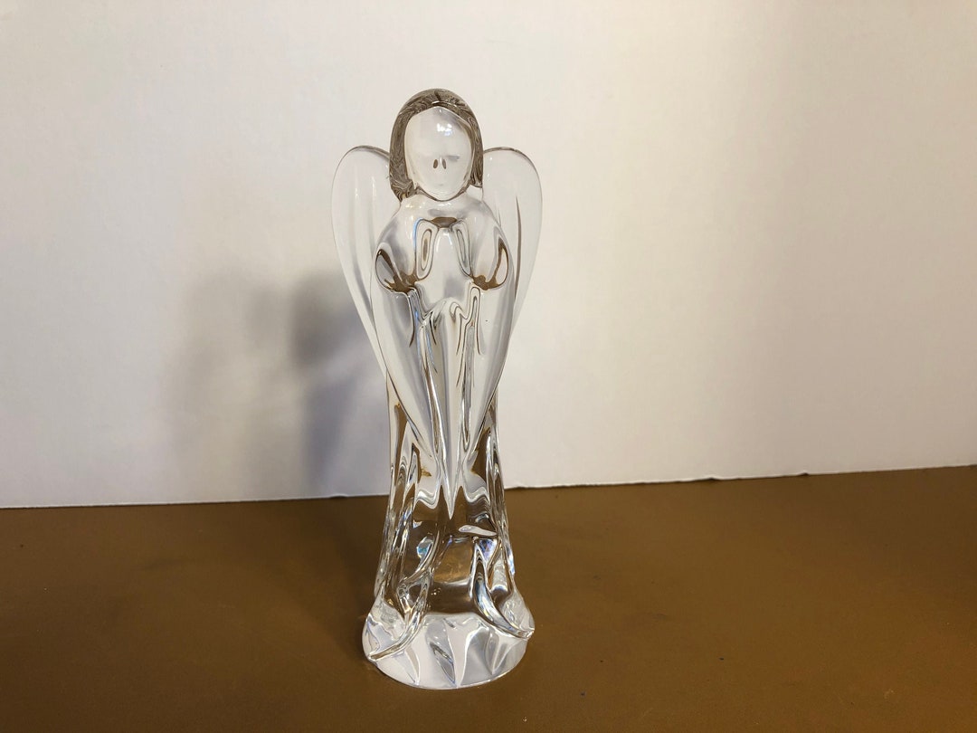 Vintage Waterford Crystal Praying Angel, Waterford Angel Figure, Signed ...