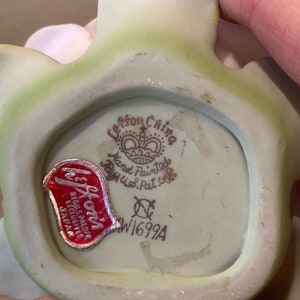 Vintage Lefton Rose Baby With Organ, Lefton Japan Rose Musical Figure ...