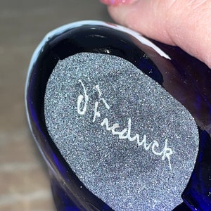 Fenton Cobalt Blue Jay Bird, Signed Fenton Blue Jay, Fenton Painted ...