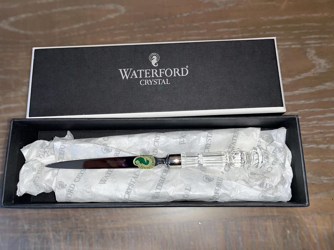 Waterford Irish Lead Crystal Letter Opener, Lismore Letter Opener, 8 ...