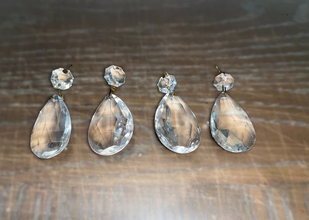 4 Teardrop Prisms Sets, 3" Teardrop Prisms, 2" Teardrop Prisms, Pointed ...