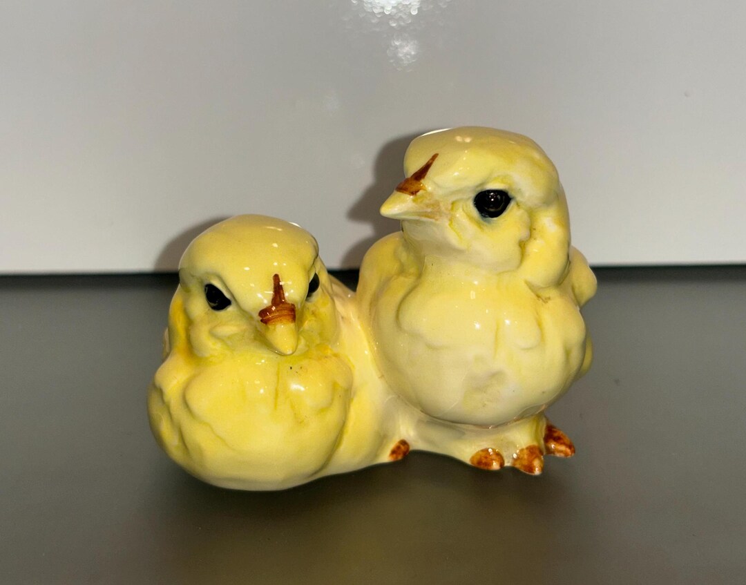 Vintage Goebel German Porcelain Chicks, Goebel 1975 Yellow Chicks ...