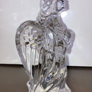 Vintage Waterford Crystal Praying Angel, Signed Waterford Nativity ...