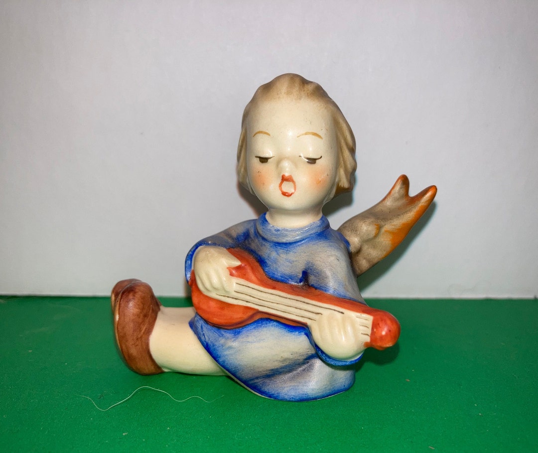 Vintage Porcelain Goebel Angel, Signed Germany Angel Candle Holder ...