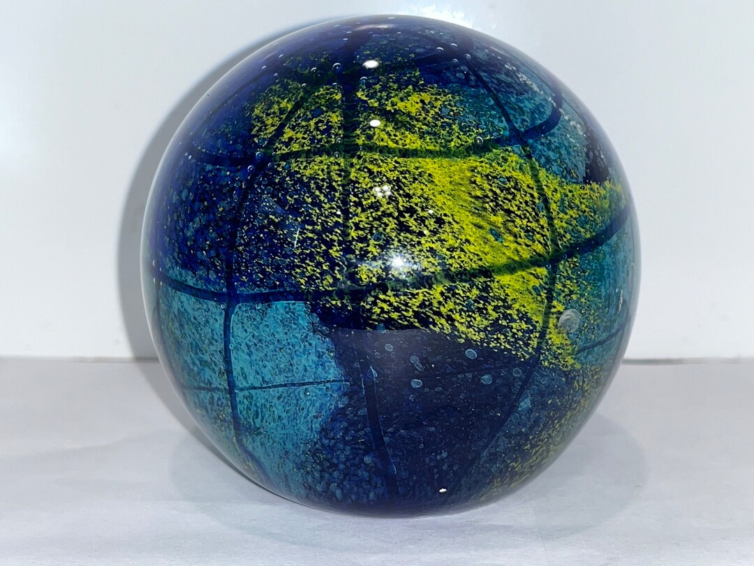 Hemisphere Design Paperweight, World Grid Paperweight, World of Science ...