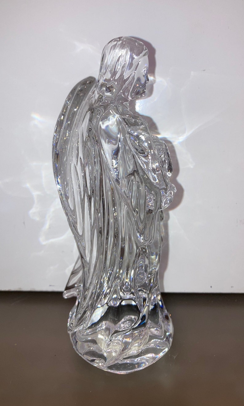 Vintage Waterford Crystal Angel With Harp Signed Waterford - Etsy