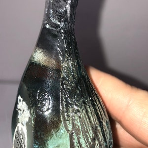 Fenton Teal Tint Cardinal Bird, Vintage Signed Fenton Glass Cardinal ...