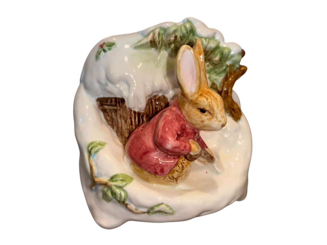 Vintage Beatrix Potter Rabbit, Schmid Beatrix Potter Music Box, Beatrix ...