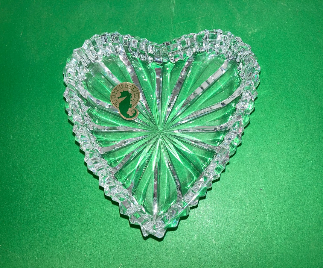 Waterford Crystal Heart, Waterford Crystal Heart Pin Dish, Waterford ...