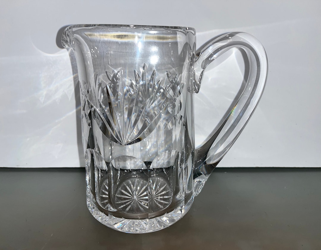 Waterford 7" Water Pitcher, Waterford Large Pineapple Pitcher ...