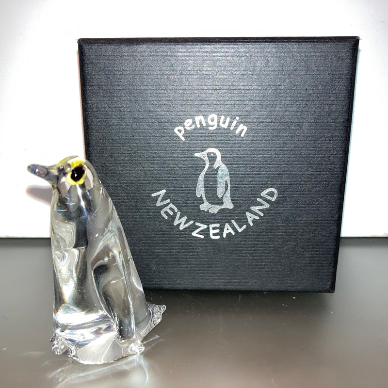 Glass Penguin - Etsy