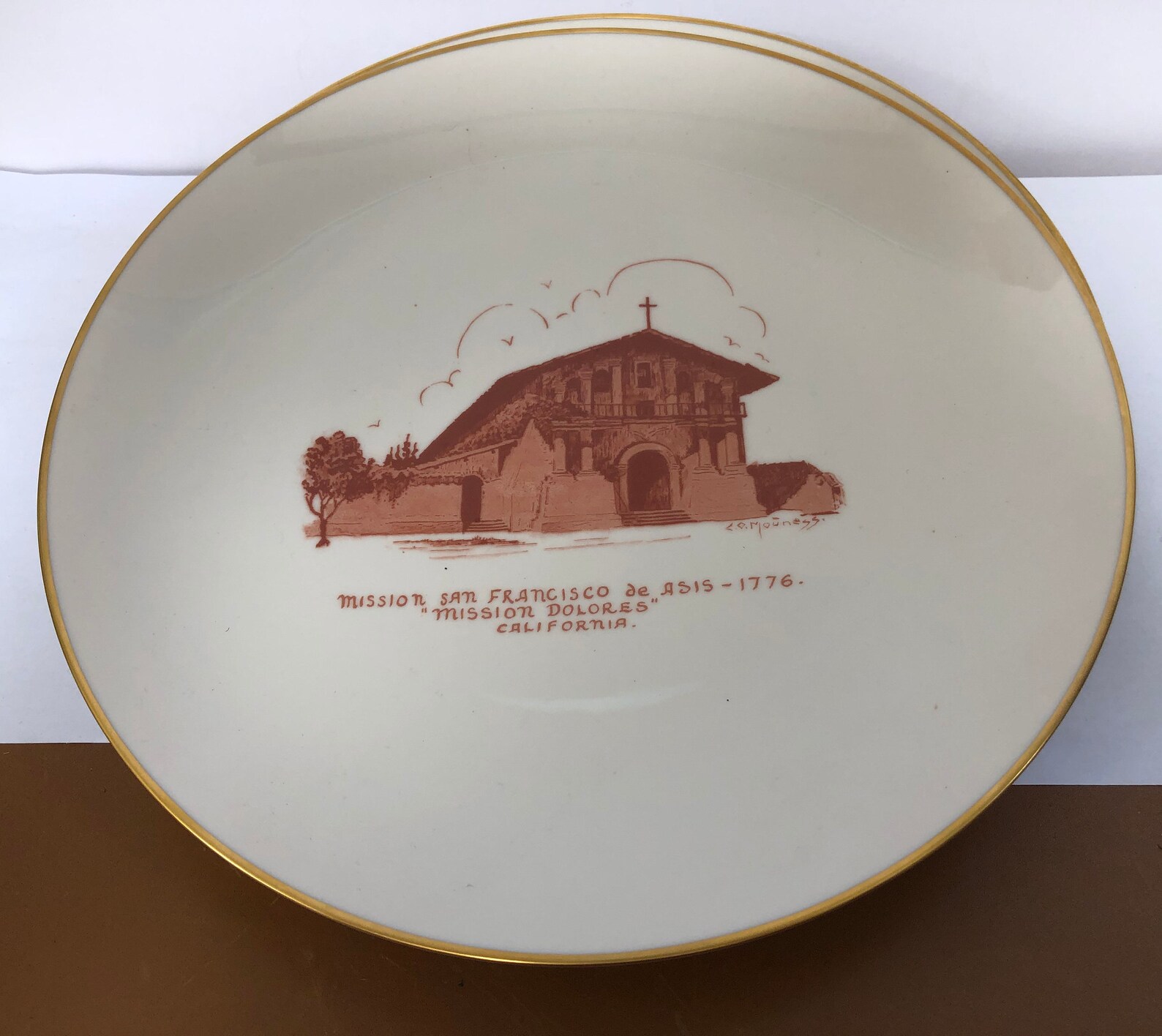2 Vintage California Mission Dinner Plates Lenox Plates - Etsy