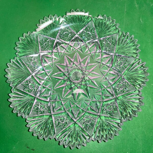 Antique Fan Plate - Etsy