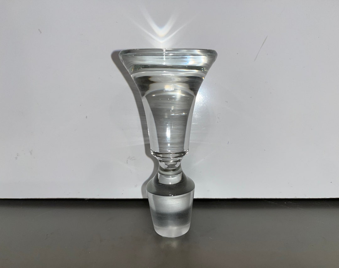 Large Crystal Bottle Stopper, Decanter Stopper, 4 1/4" Crystal Bottle ...