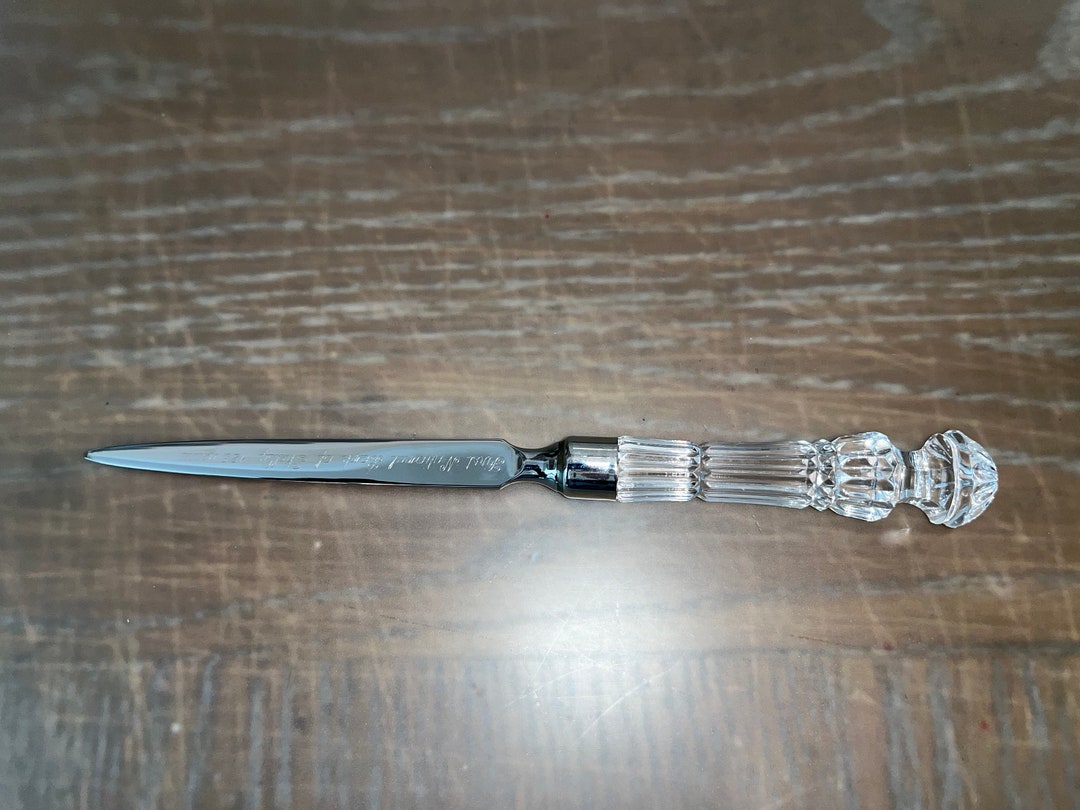 Waterford Crystal Letter Opener, Irish Crystal Letter Opener, 9 1/4 ...