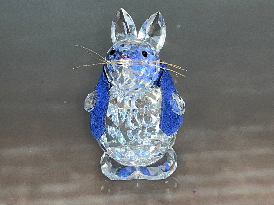 Swarovski Crystal Standing Rabbit, Swarovski Bunny Figure, Swarovski 2 ...