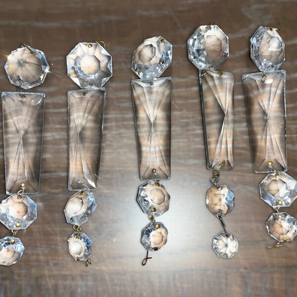 Antique Crystal Prisms - Etsy