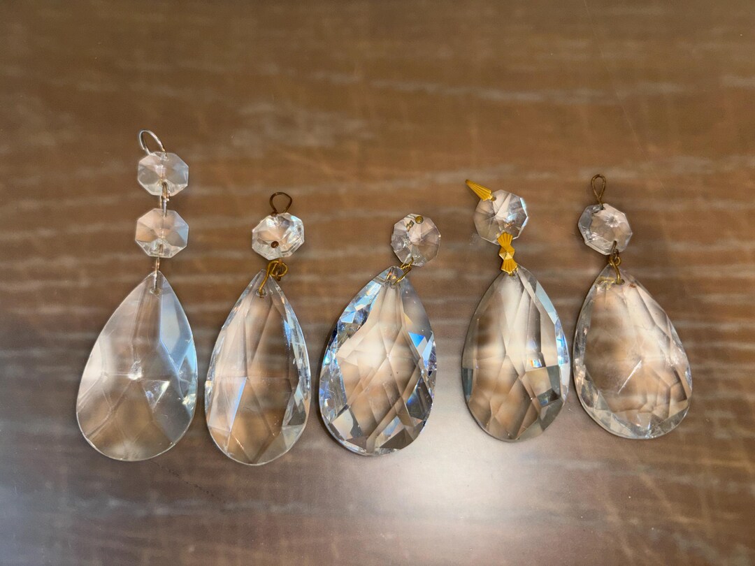 5 Teardrop 2 3/4" Teardrop Prism Sets, Assorted Teardrop Prisms ...
