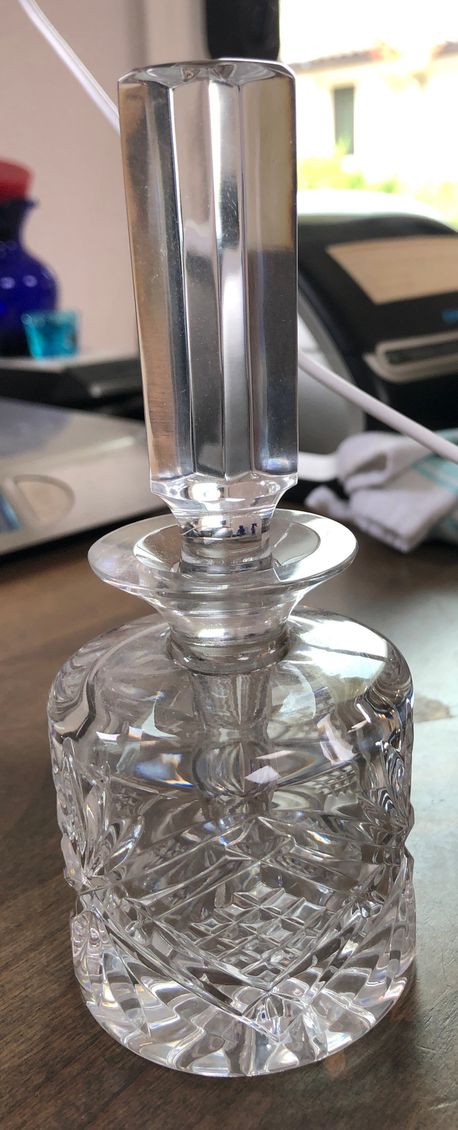 Vintage Crystal Perfume Bottle Vintage Cut Crystal Perfume - Etsy