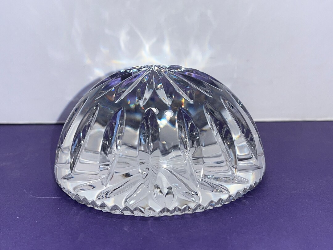 Waterford Nocturne Paperweight, Waterford Fluted Round Crystal Paper ...