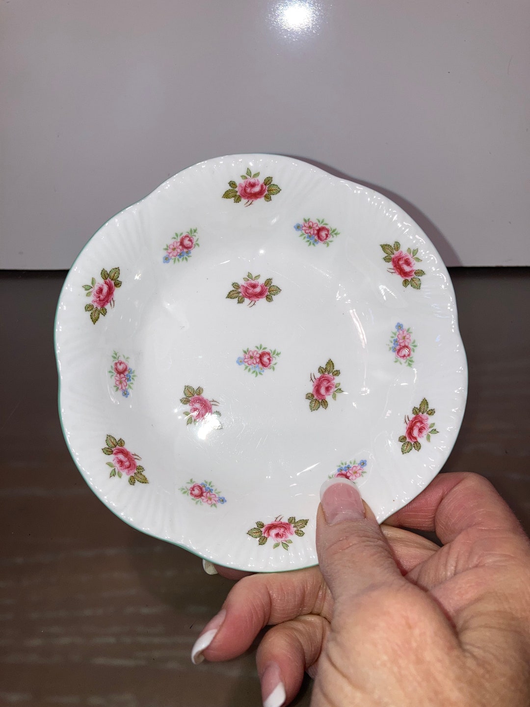 Vintage Shelley Berry Bowl, Vintage Shelley Rosebud Small Bowl, Shelley ...