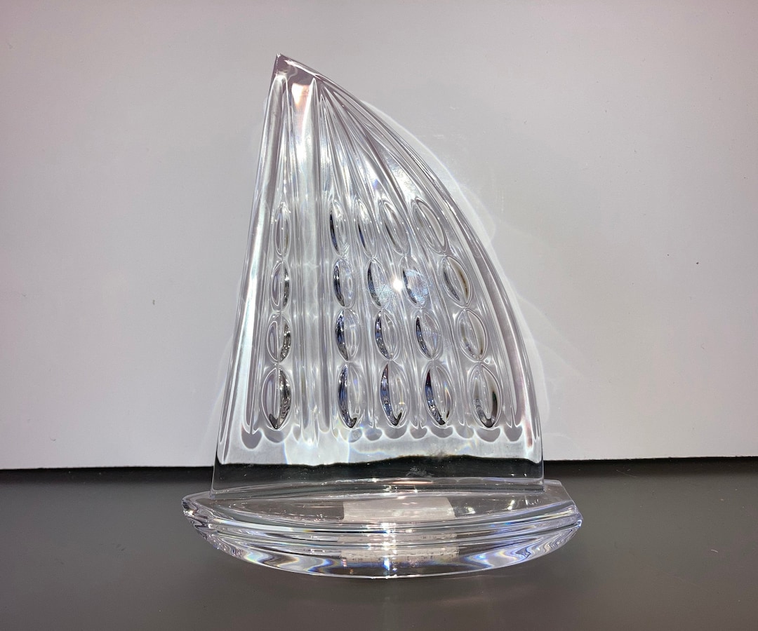 Waterford Sailboat Sculpture, Waterford Lead Crystal Sailboat ...