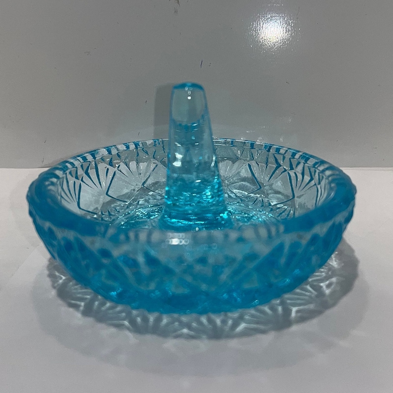 Fenton Blue Ring Holder - Etsy