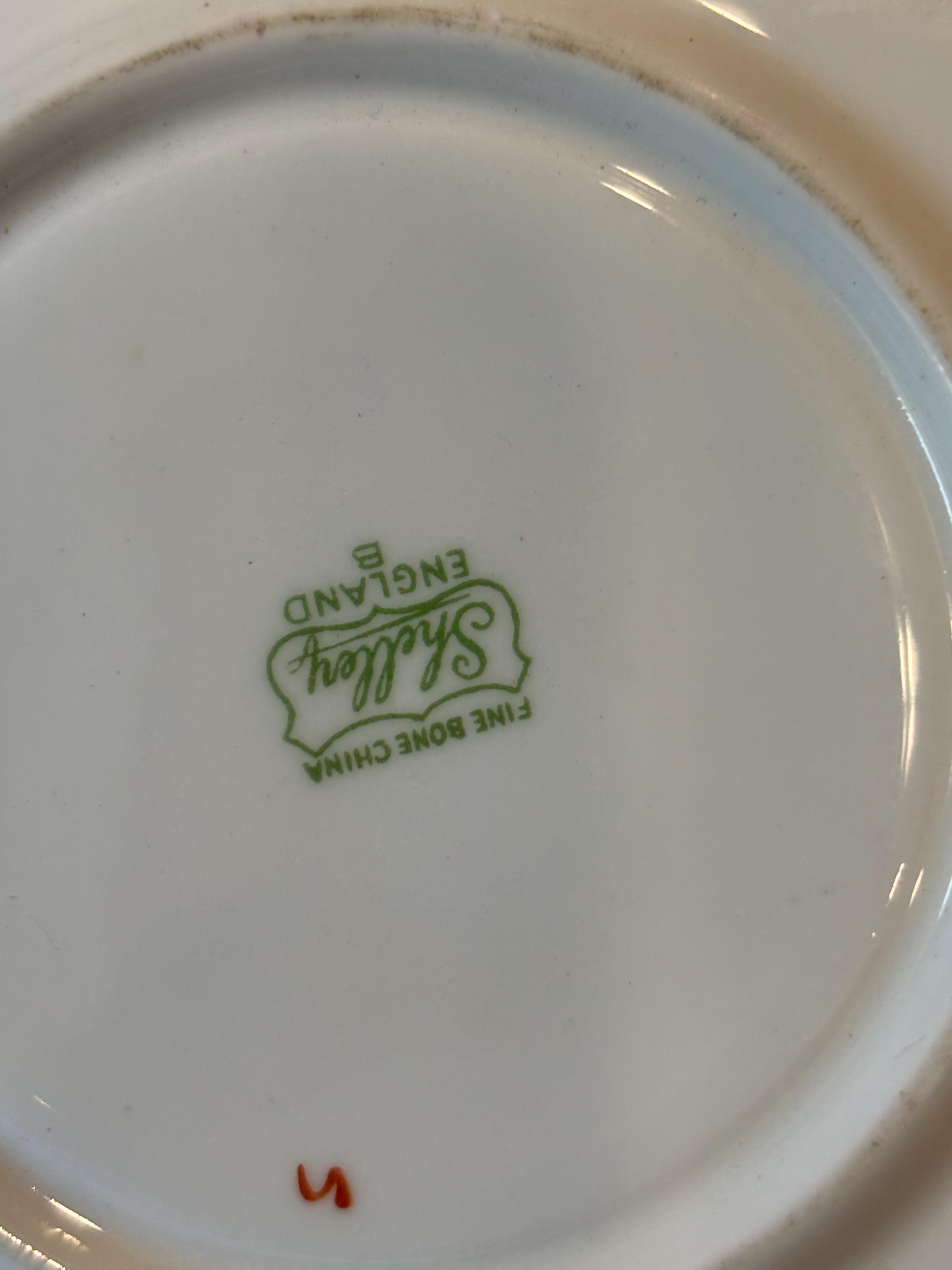 Vintage Shelley Orchard Tea Cup, Vintage Shelley Pink Footed Cup and ...