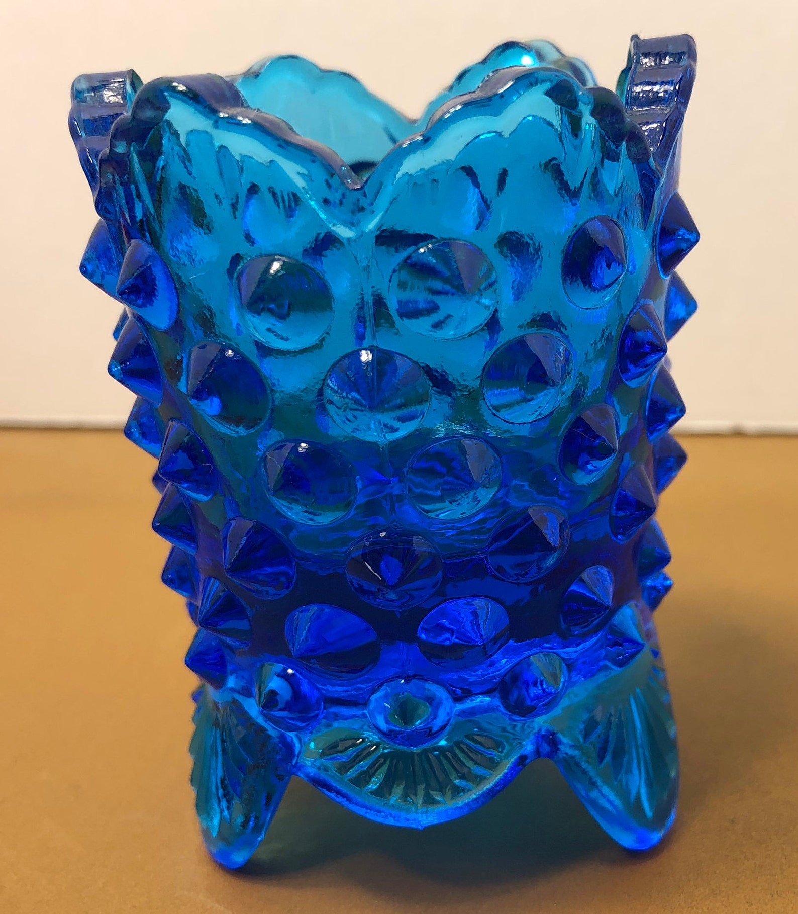 Fenton Hobnail Blue Toothpick Holder Vintage Fenton Colonial - Etsy