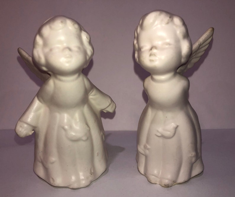 Pair of Vintage Japan Angels White Angel Figure Japan - Etsy