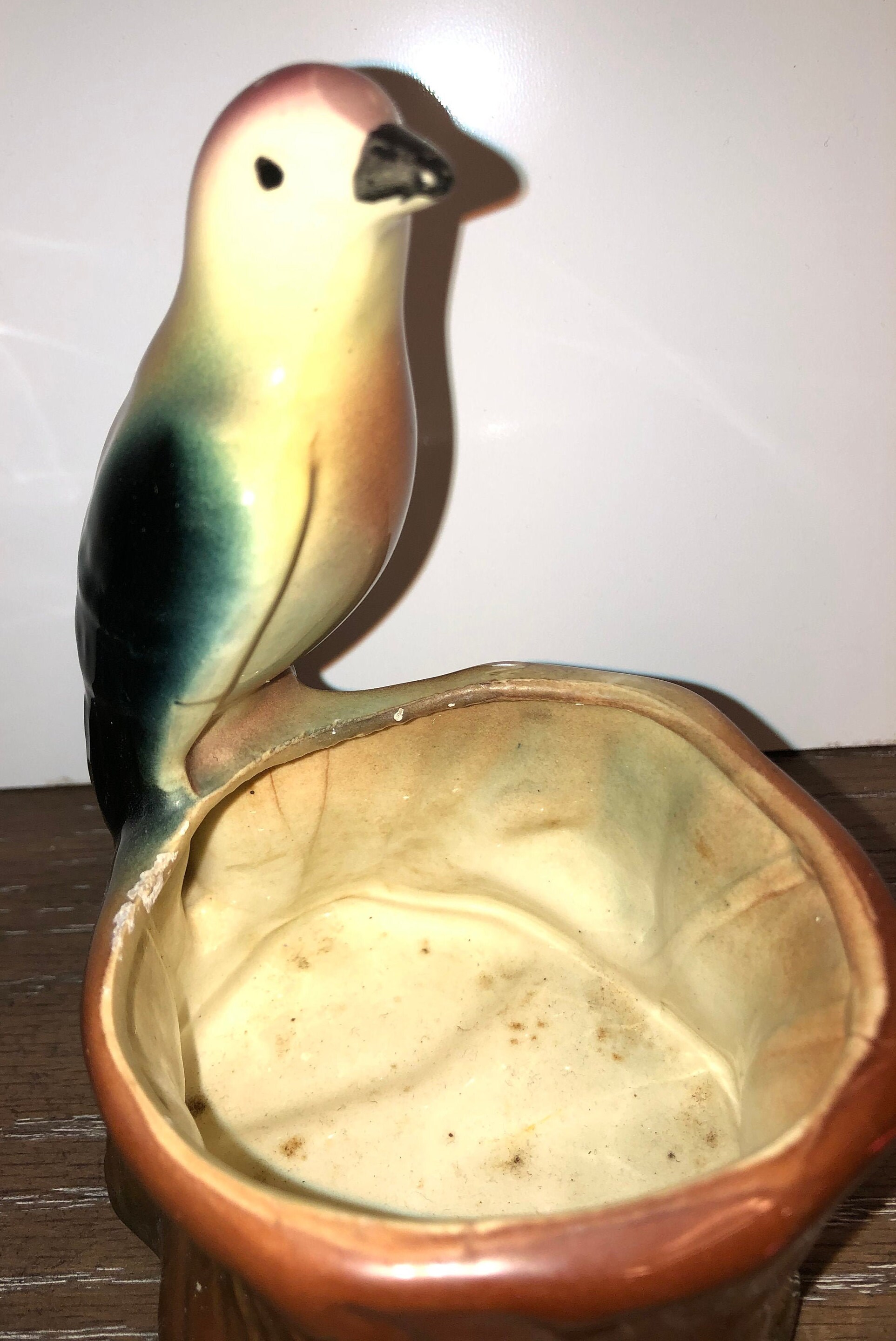 Vintage Ceramic Birds Planter Ceramic Czech Bird Vase Mid | Etsy