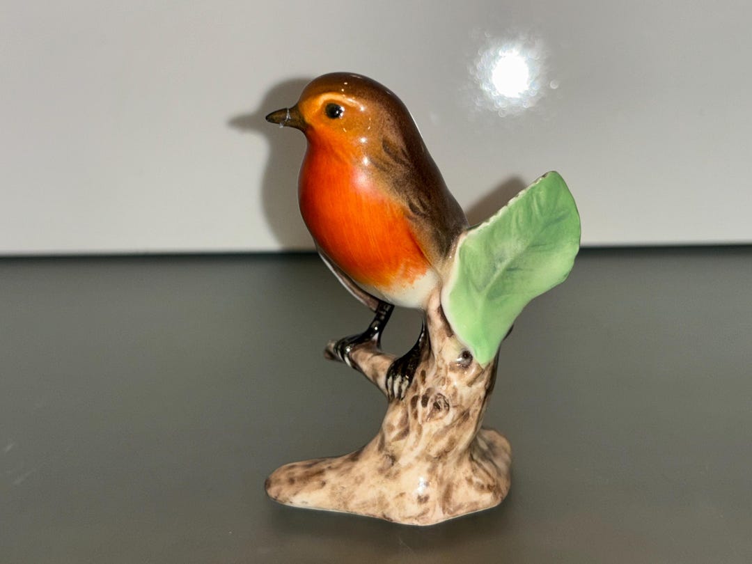 Vintage Goebel German Porcelain Bird, Goebel Red Robin, Goebel Red ...