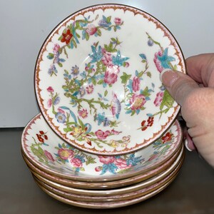 6 Vintage Minton Cuckoo Bird Fruit Bowls, Minton Cuckoo Berry Bowls ...